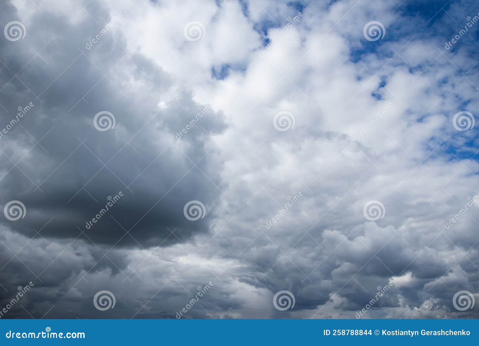 A Beautiful Sky Clouds in Nature in an Atmosphere of Clean Air Stock ...
