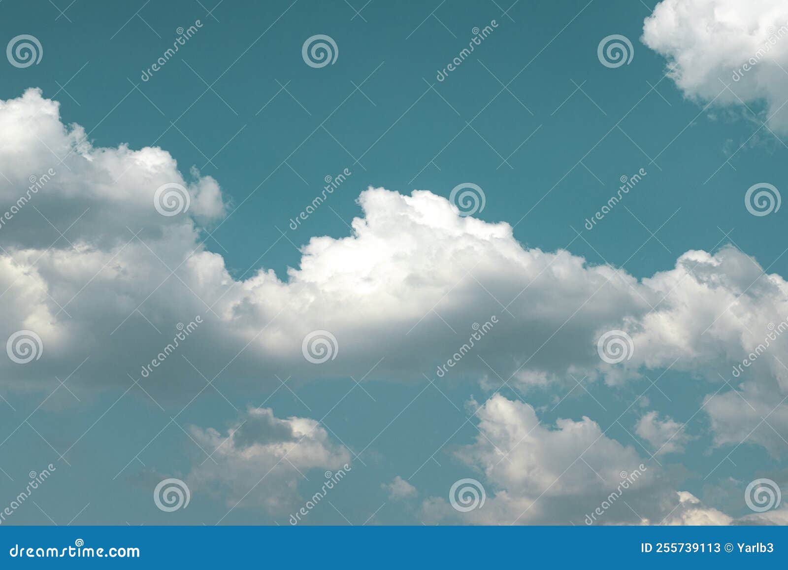 Beautiful Sky with Clouds on a Sunny Day Stock Image - Image of cloud ...