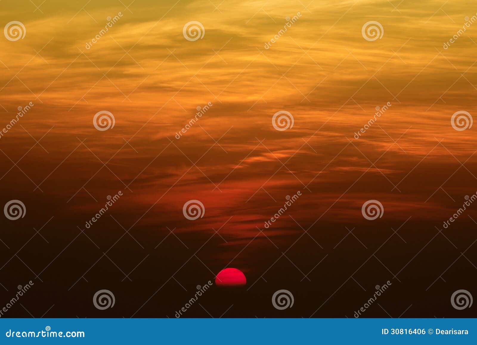 Beautiful Sky Glory Red Sunset/Sunrise Stock Photo - Image of energy ...