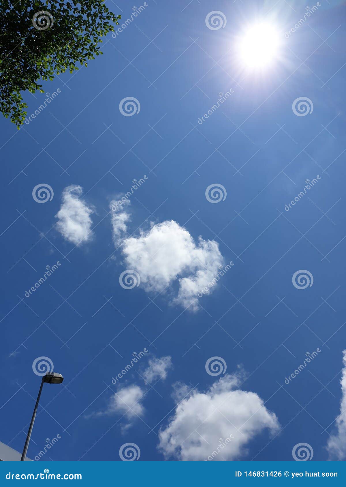The Beautiful Sky during a Hot Weather Stock Photo - Image of nature ...