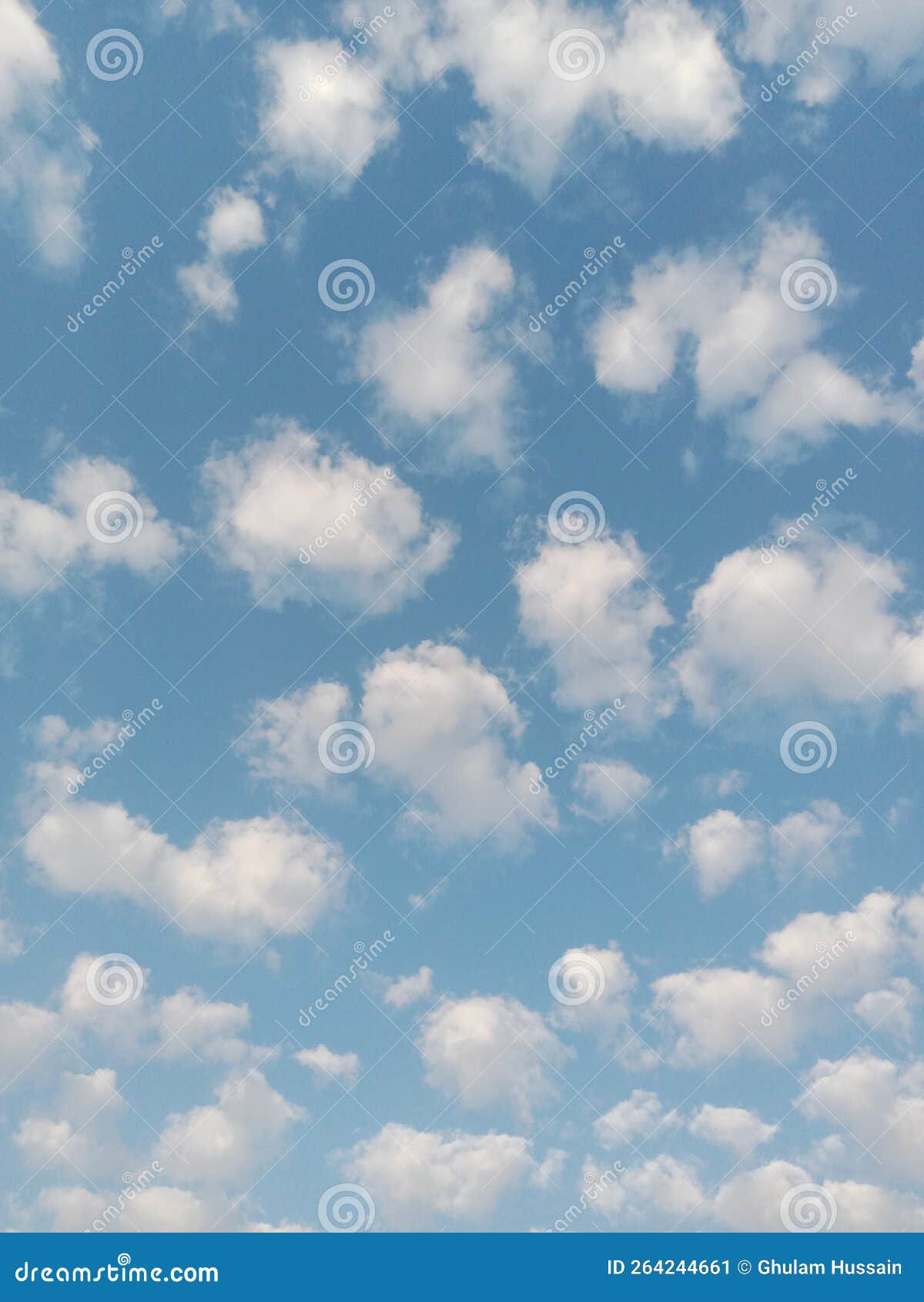 Beautiful Sky with Light Clouds . Misrial Pakistan Stock Image - Image ...