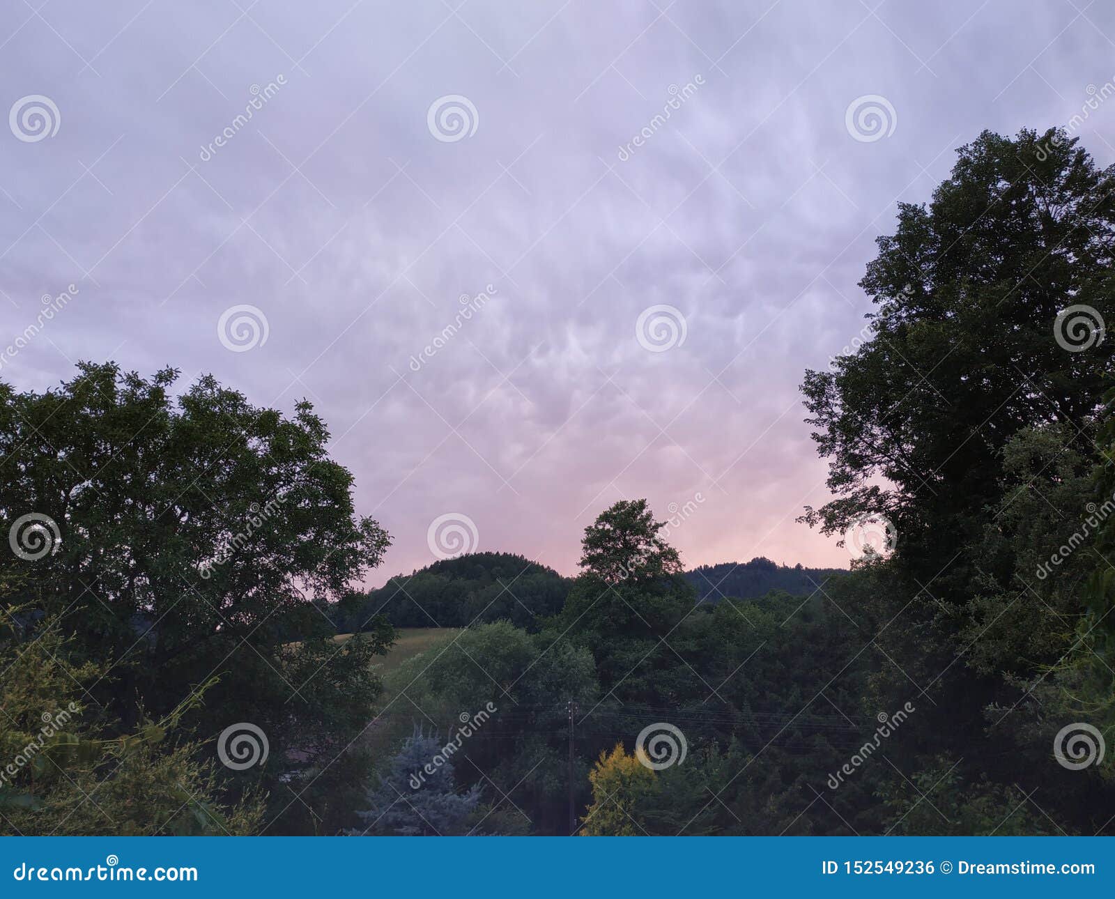 Beautiful Sky in Nature Burning Stock Photo - Image of burning, trees ...