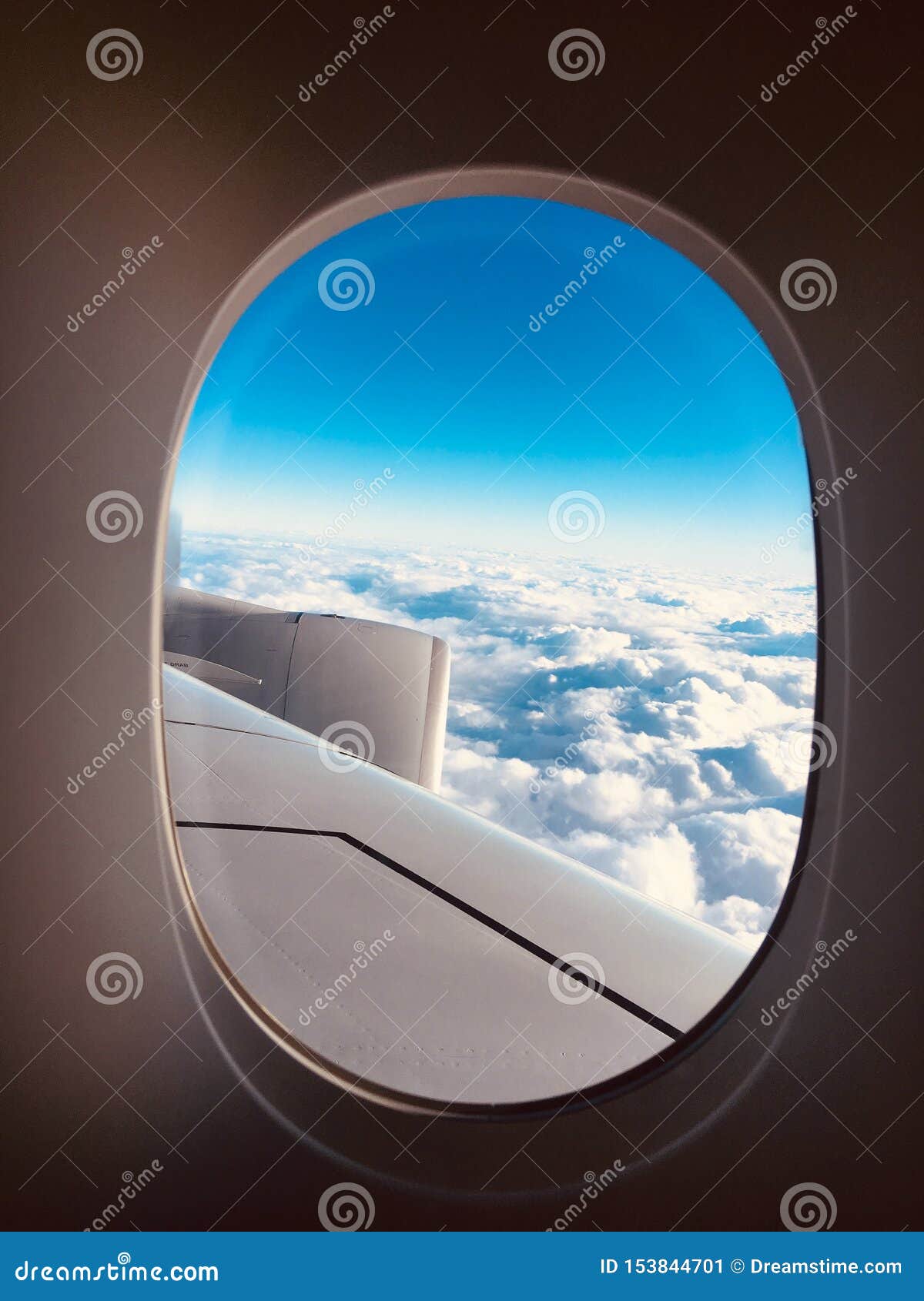 Sky out of plane window stock image. Image of buisnessclass - 153844701