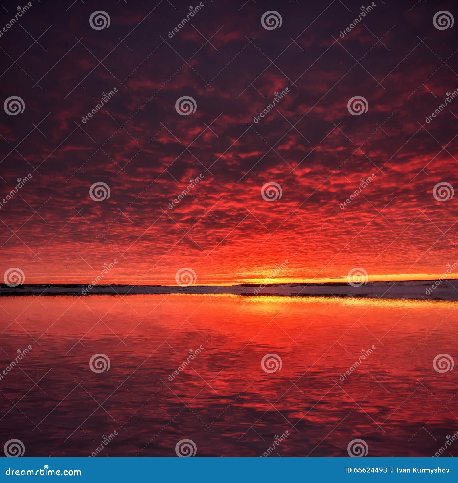 Beautiful Sky Sunset. Twilight Dramatic Red Clouds Stock Image - Image ...