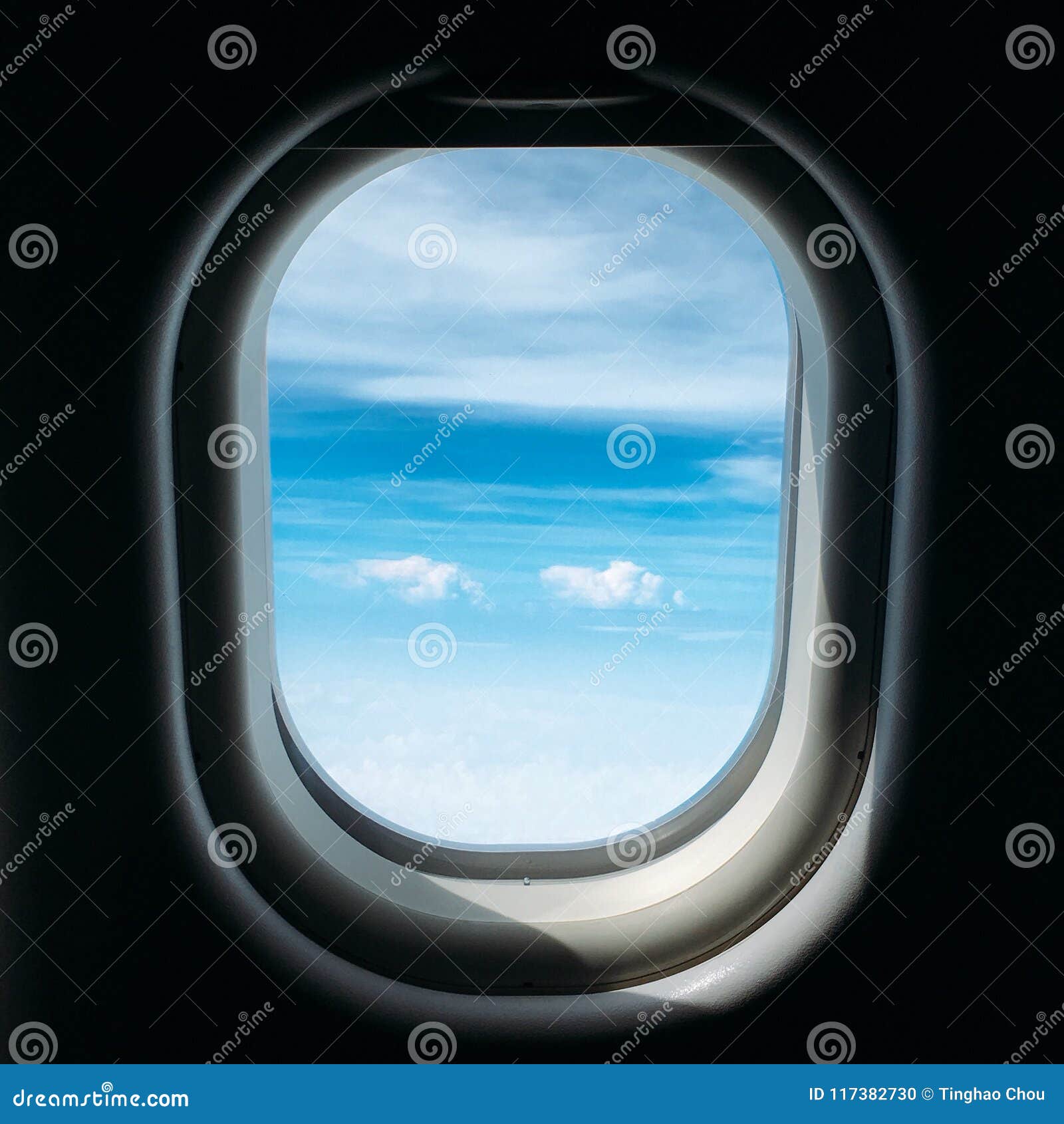 Beautiful Sky View from the Airplane Stock Photo - Image of travel ...