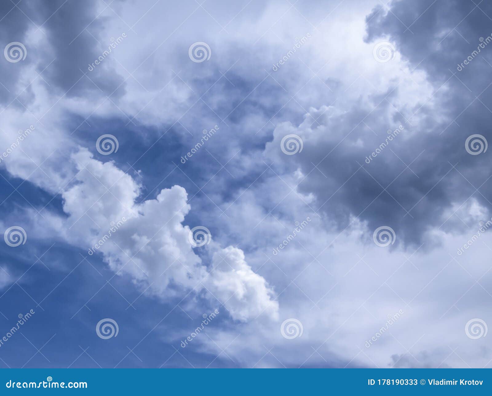 Beautiful Sky View with Clouds Stock Image - Image of space, beauty ...