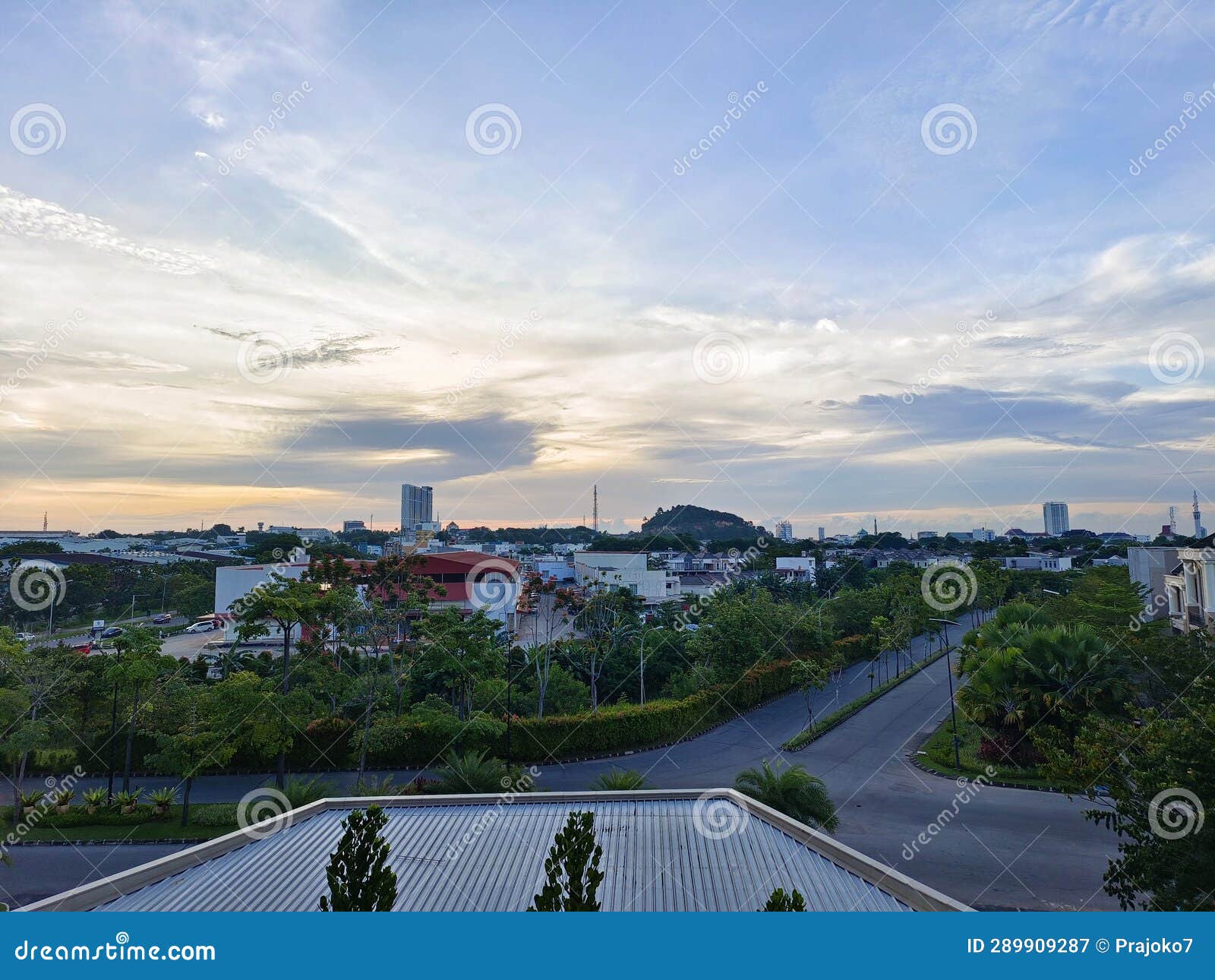 Beautiful Sky View Orchard Park Batam Stock Image - Image of park ...