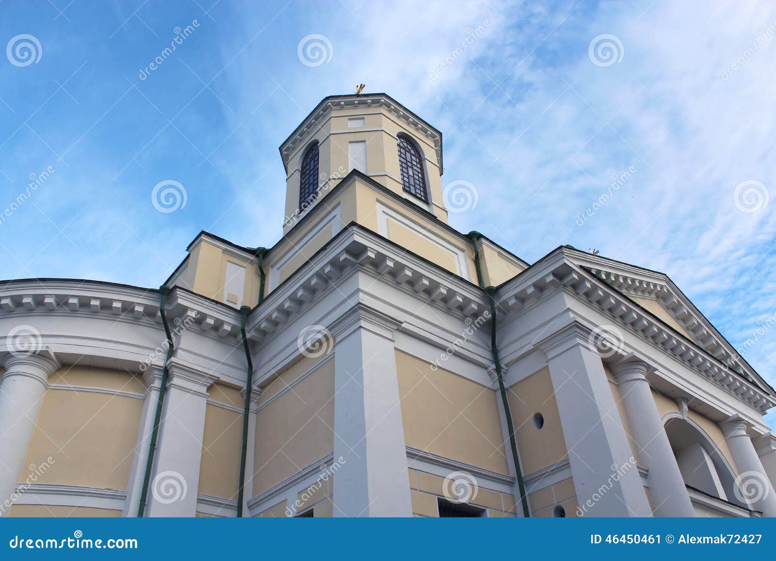 Beautiful Slavonic church stock image. Image of saint - 46450461