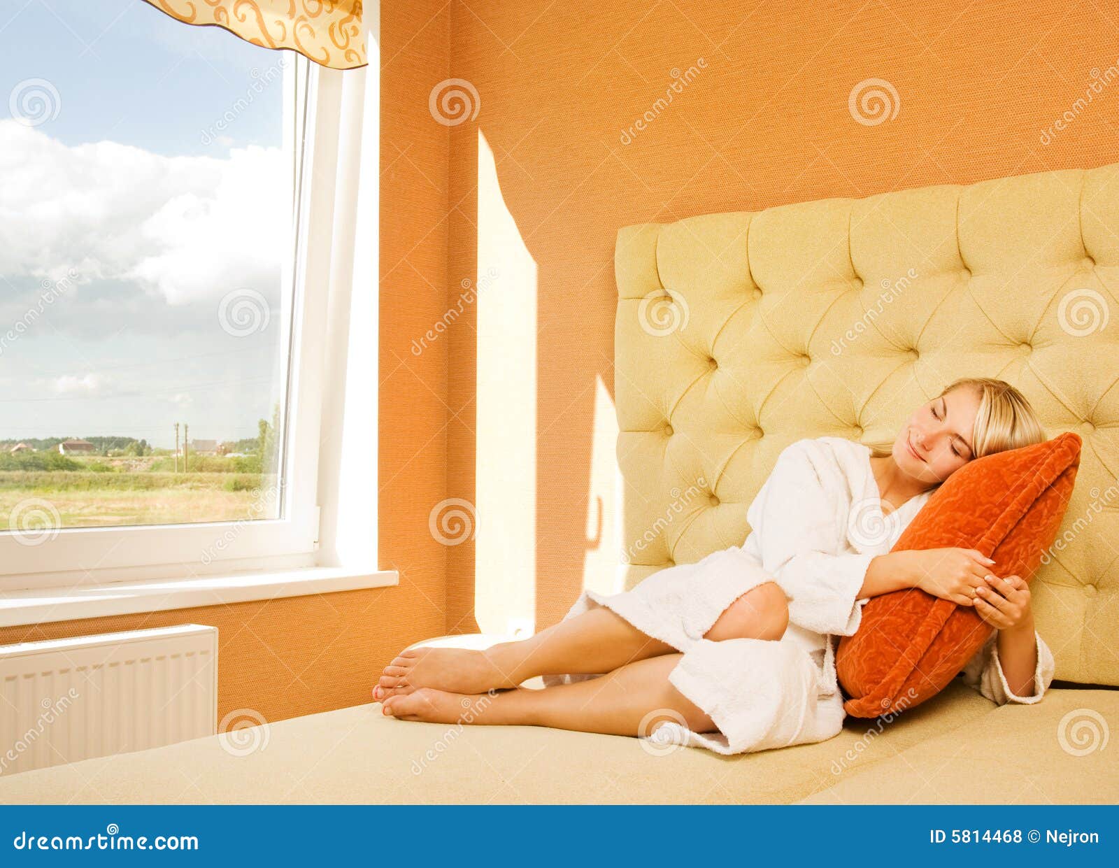 Beautiful sleeping woman stock photo. Image of female - 5814468