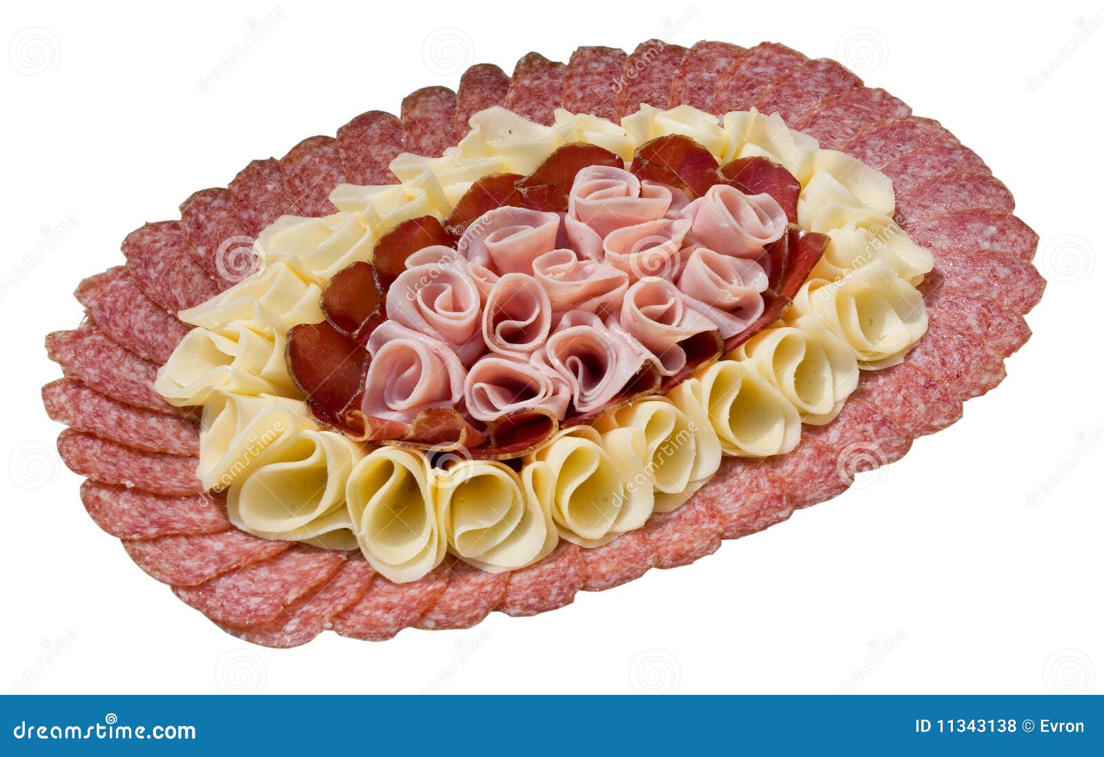 Beautiful Sliced Food Arrangement Stock Photo - Image of composition ...