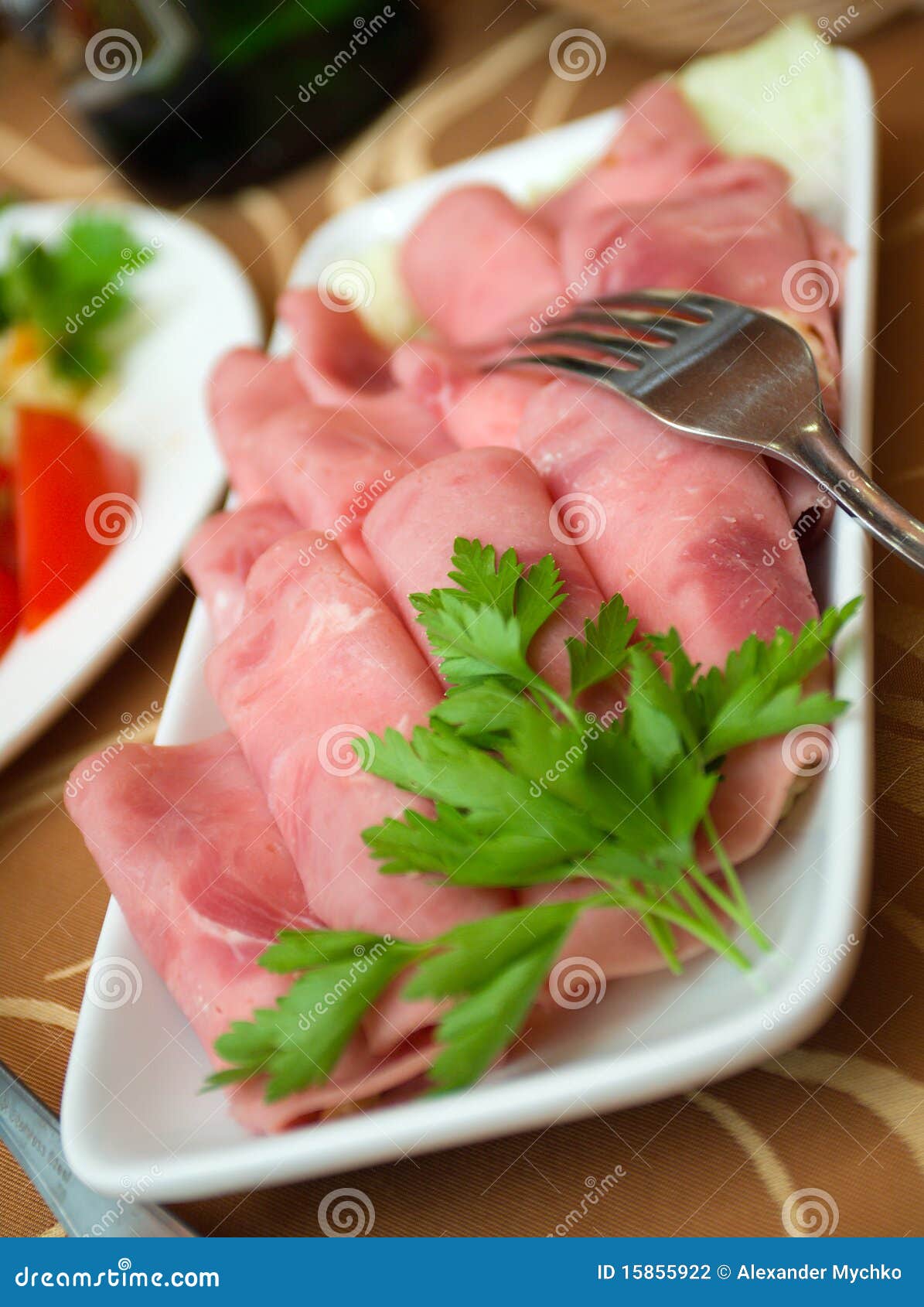 Beautiful Sliced Food Arrangement Stock Photo - Image of healthy ...