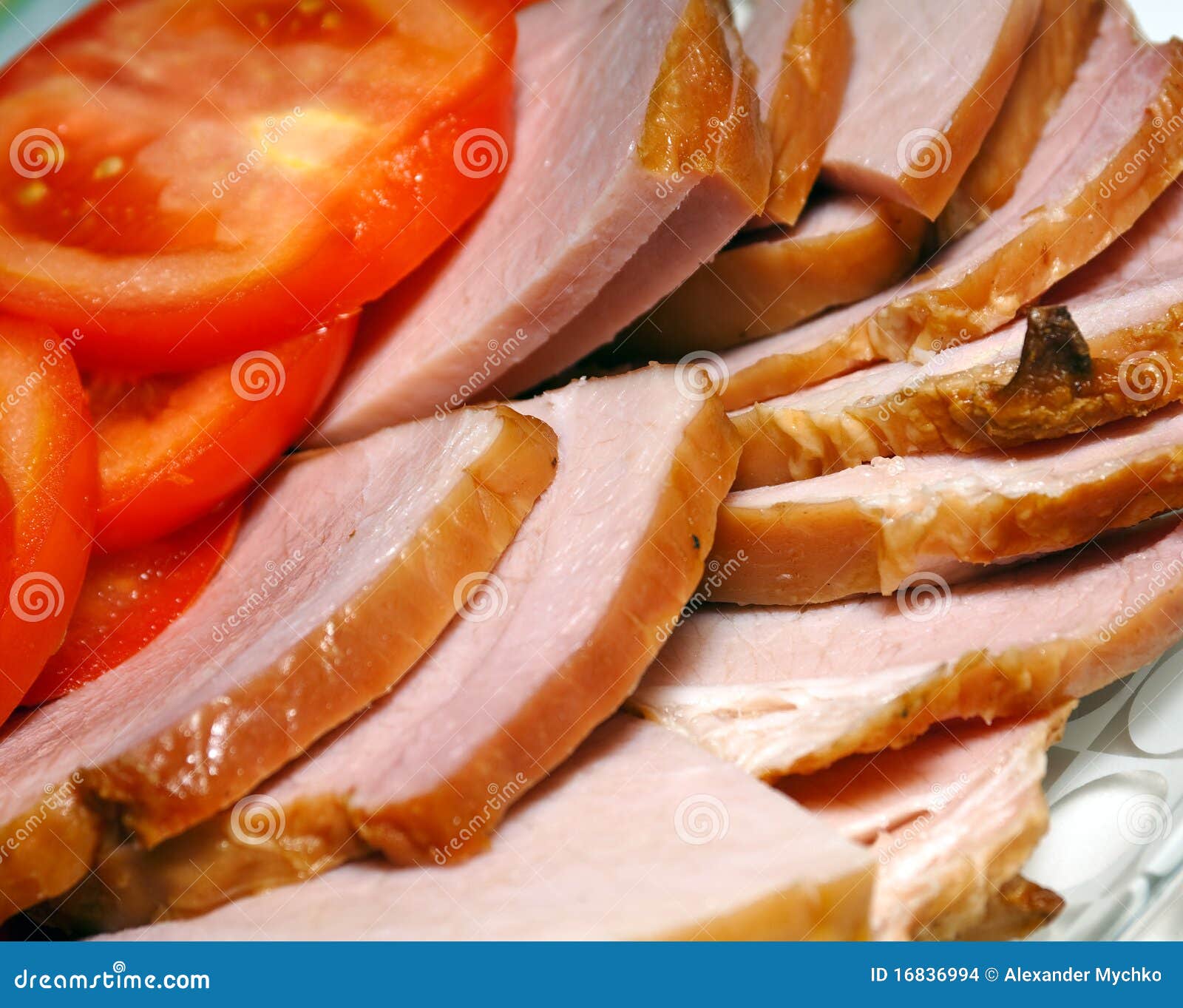 Beautiful Sliced Food Arrangement Stock Photo - Image of cold, dinner ...
