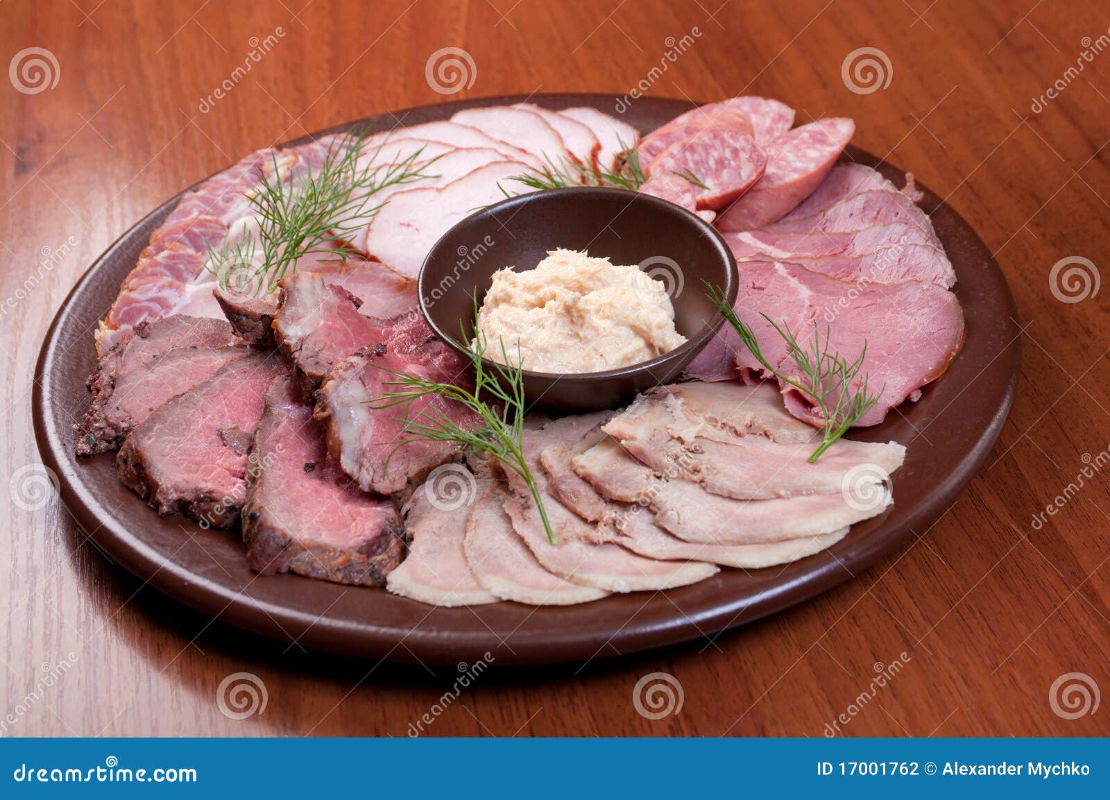 Beautiful Sliced Food Arrangement. Stock Photo - Image of meal, sauce ...