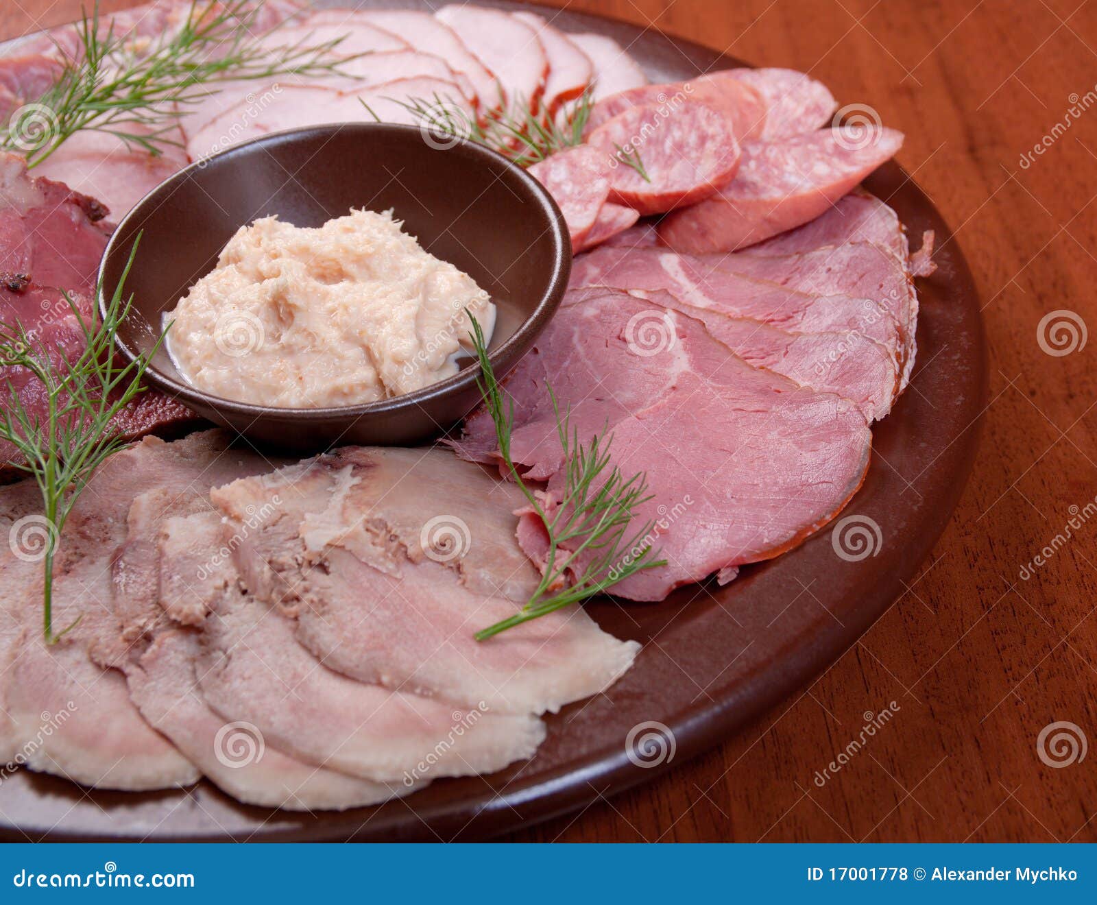 Beautiful Sliced Food Arrangement. Stock Photo - Image of green, fork ...