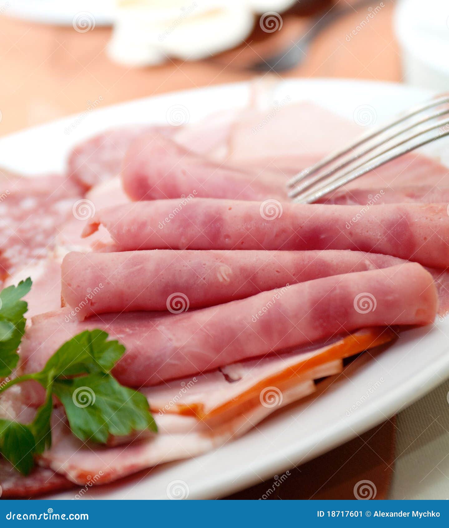 Beautiful Sliced Food Arrangement. Stock Image - Image of cold, meal ...
