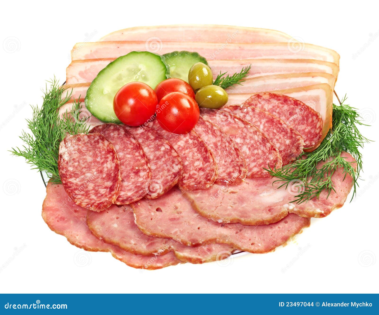 Beautiful Sliced Food Arrangement Stock Photo - Image of healthy, table ...