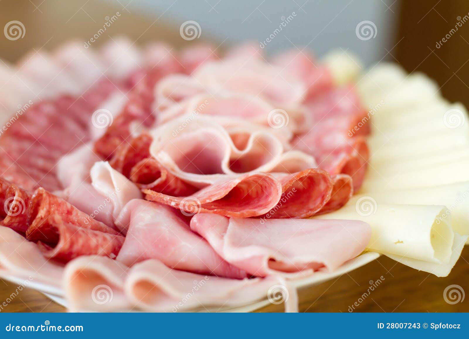 Beautiful Sliced Food Arrangement Stock Image - Image of healthy ...