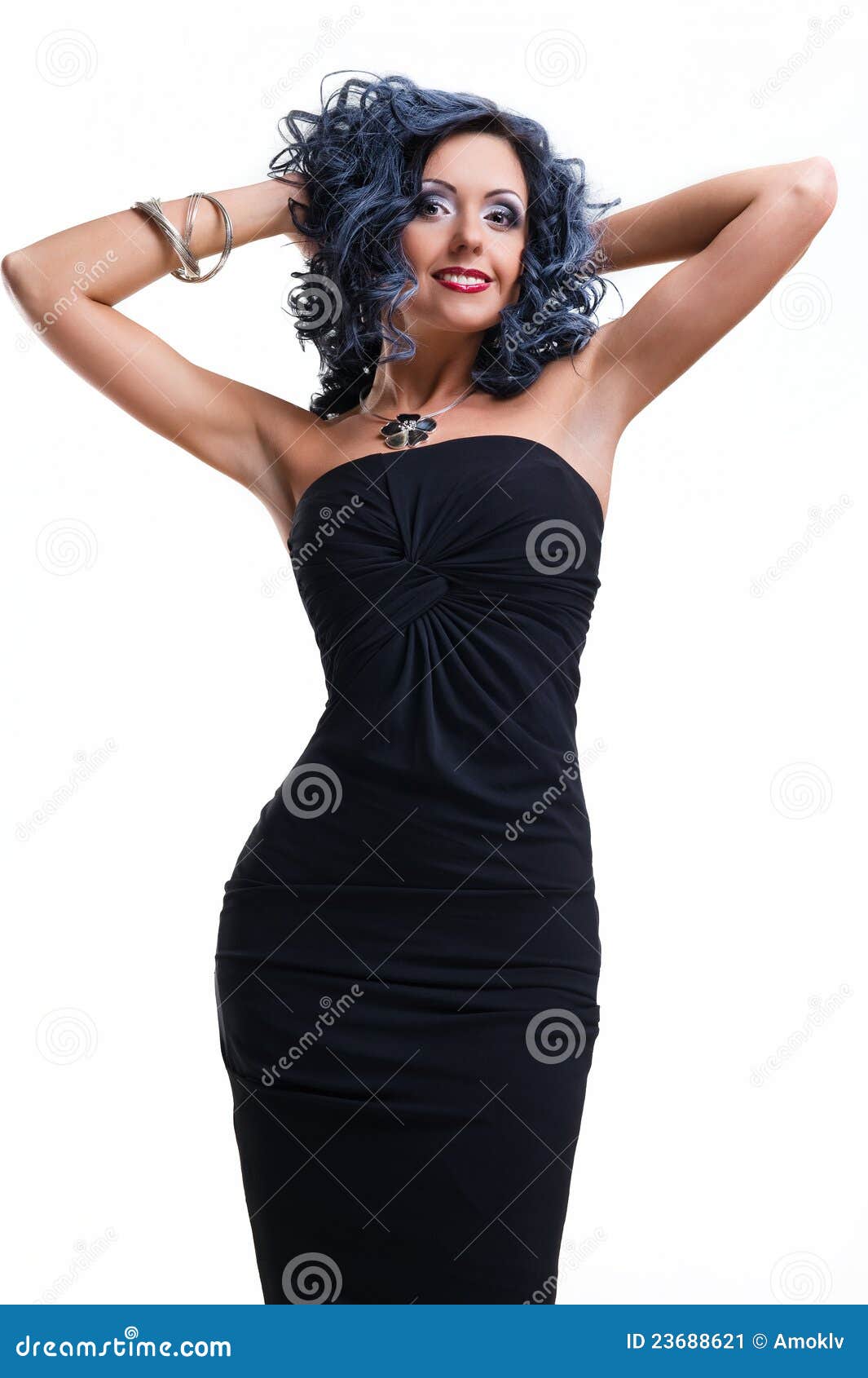 Beautiful slim woman stock image. Image of elegant, bracelet - 23688621