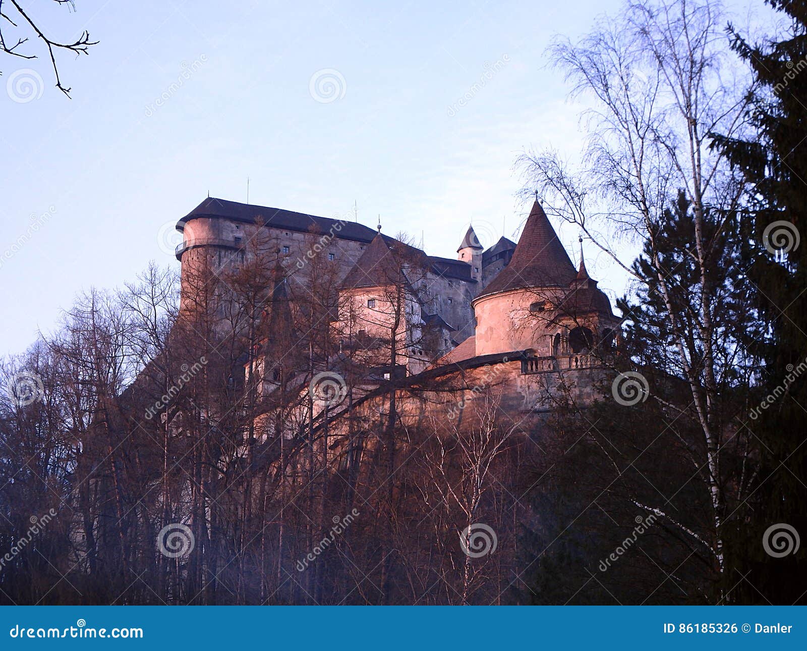 Beautiful Slovakia castle stock photo. Image of castle - 86185326