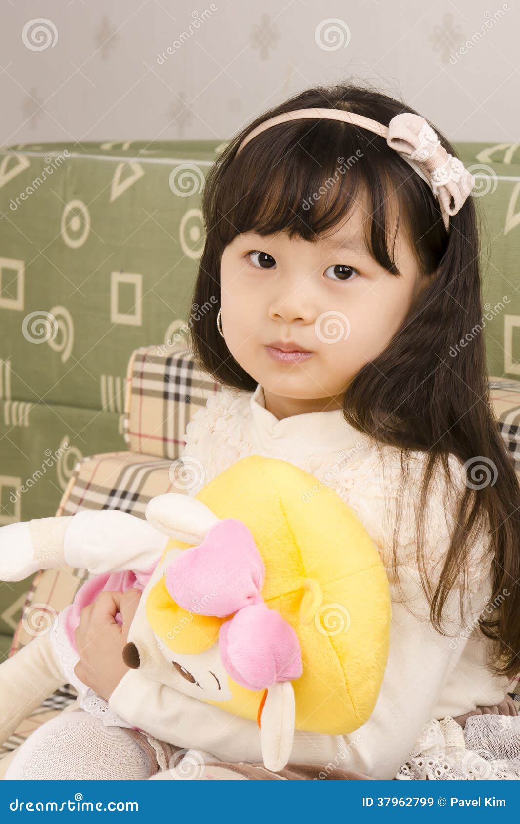 Beautiful small girl . stock image. Image of small, asia - 37962799