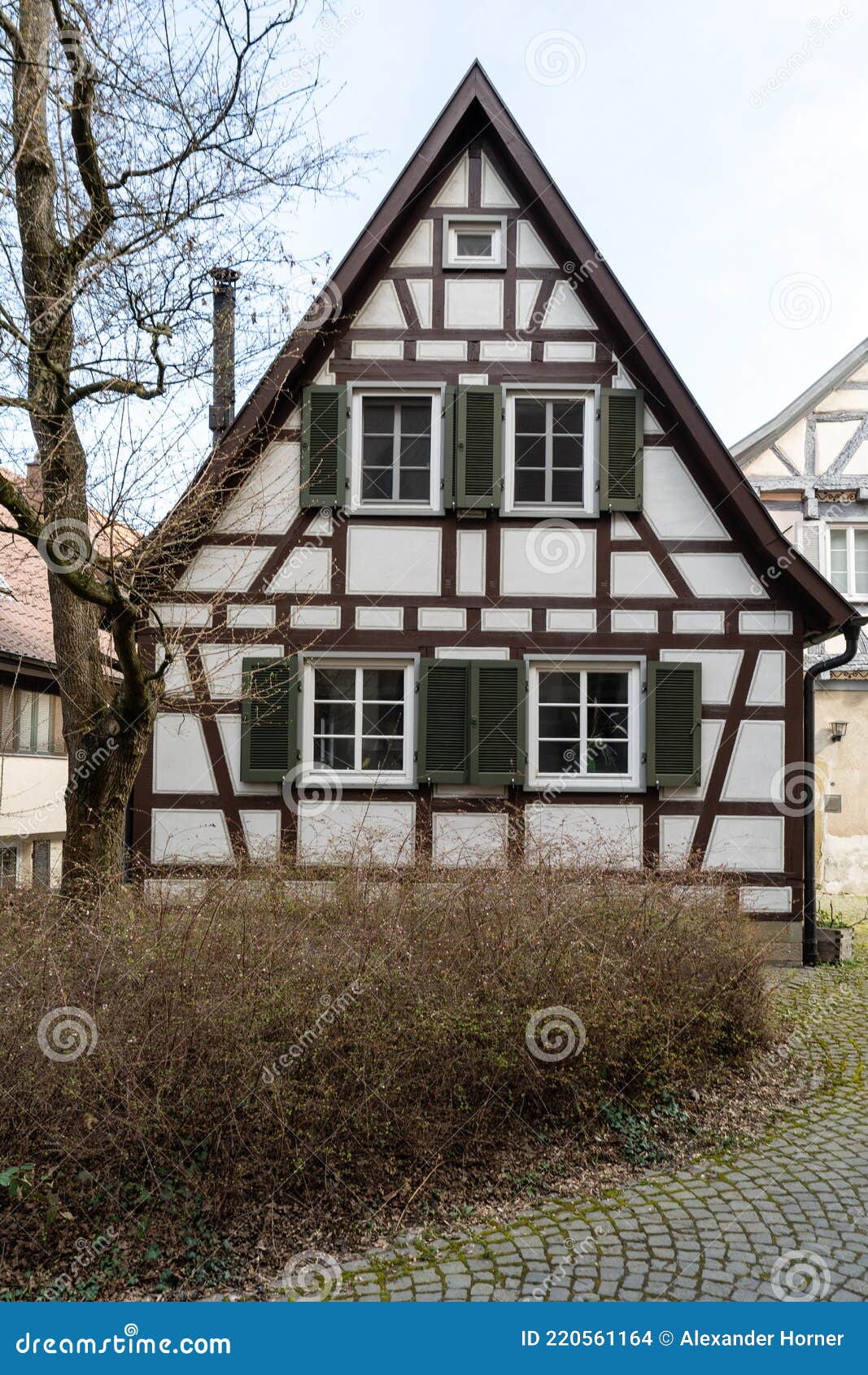 Beautiful Small Half Timbered House Stock Photo - Image of exterior ...