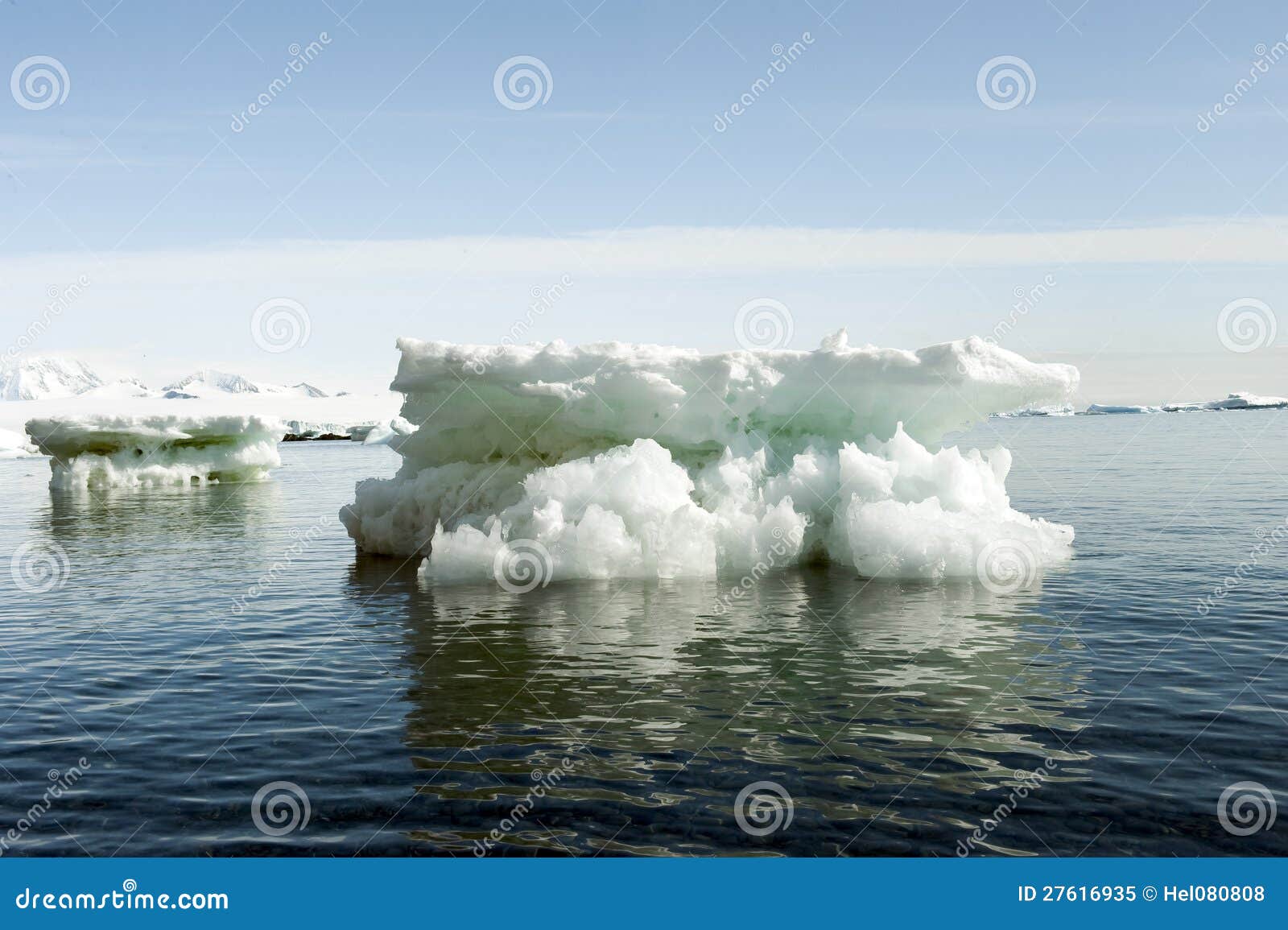 Beautiful Small Icebergs in Antarctica Stock Image - Image of nature ...