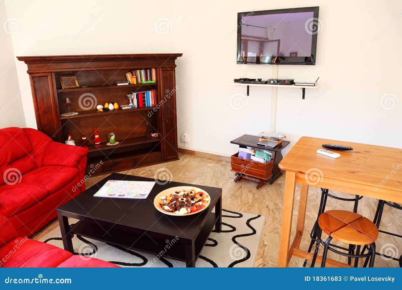 Beautiful small room stock image. Image of room, modern - 18361683