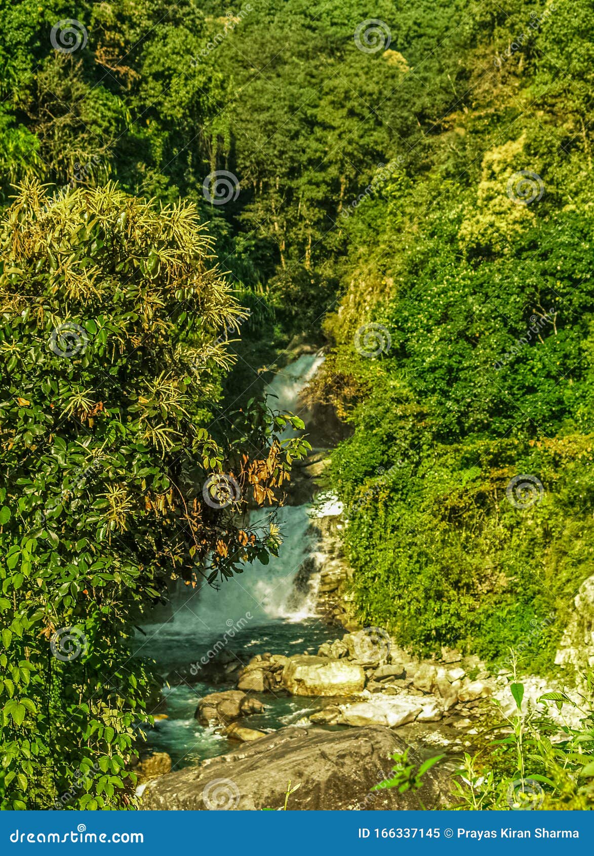 Beautiful Small Valley in the Mountains Stock Image - Image of ...