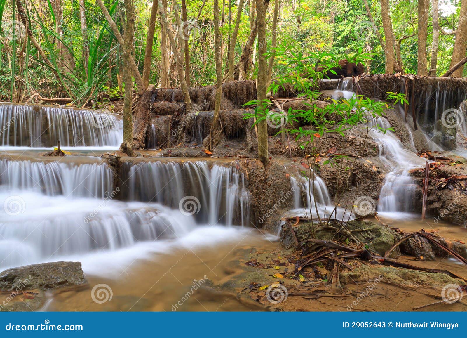 Beautiful small waterfall stock image. Image of vacation - 29052643