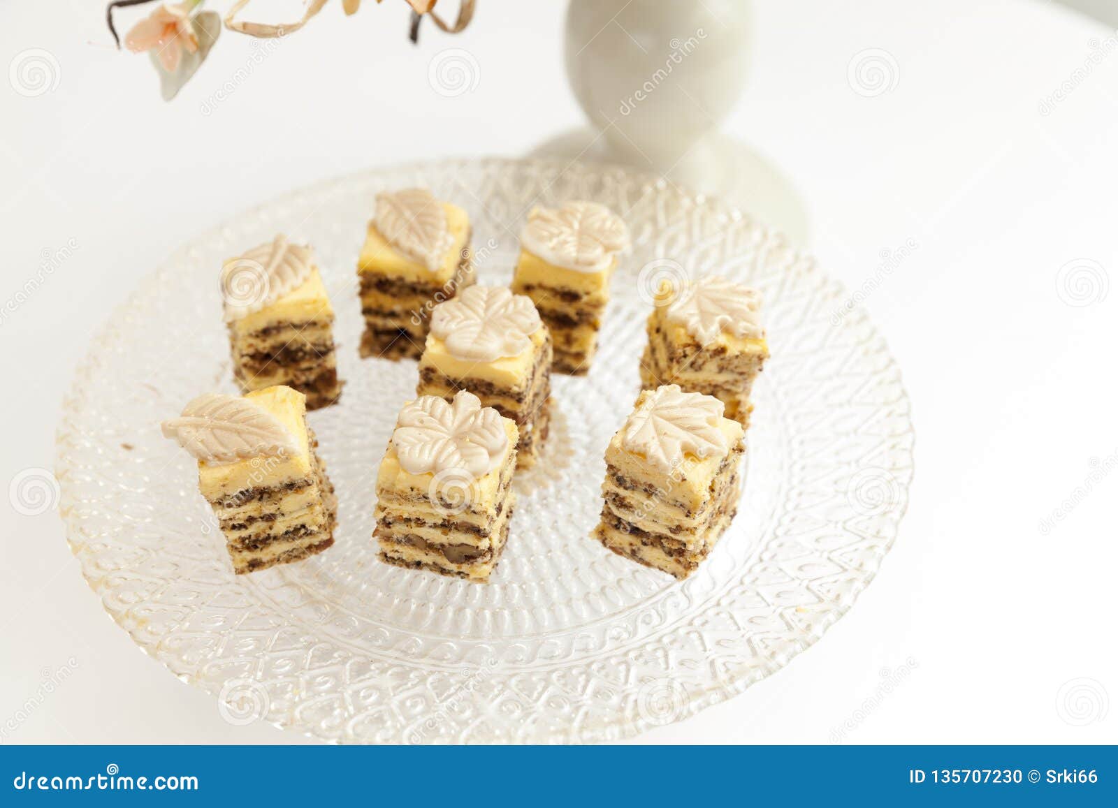 Beautiful Small Wedding Cakes Stock Photo - Image of cakes, frosting ...