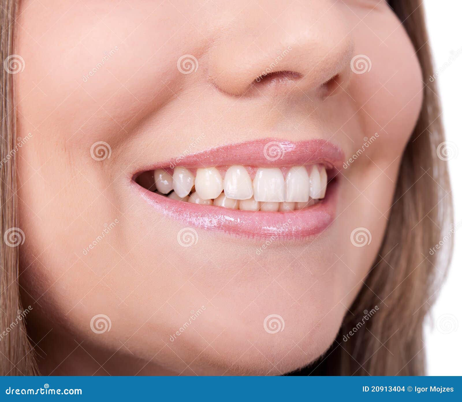 Beautiful smile stock photo. Image of horizontal, dentist - 20913404
