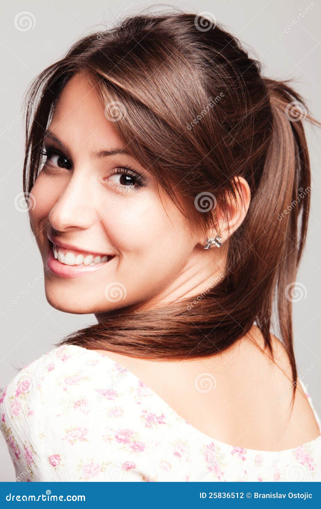Beautiful smile stock photo. Image of girl, charming - 25836512