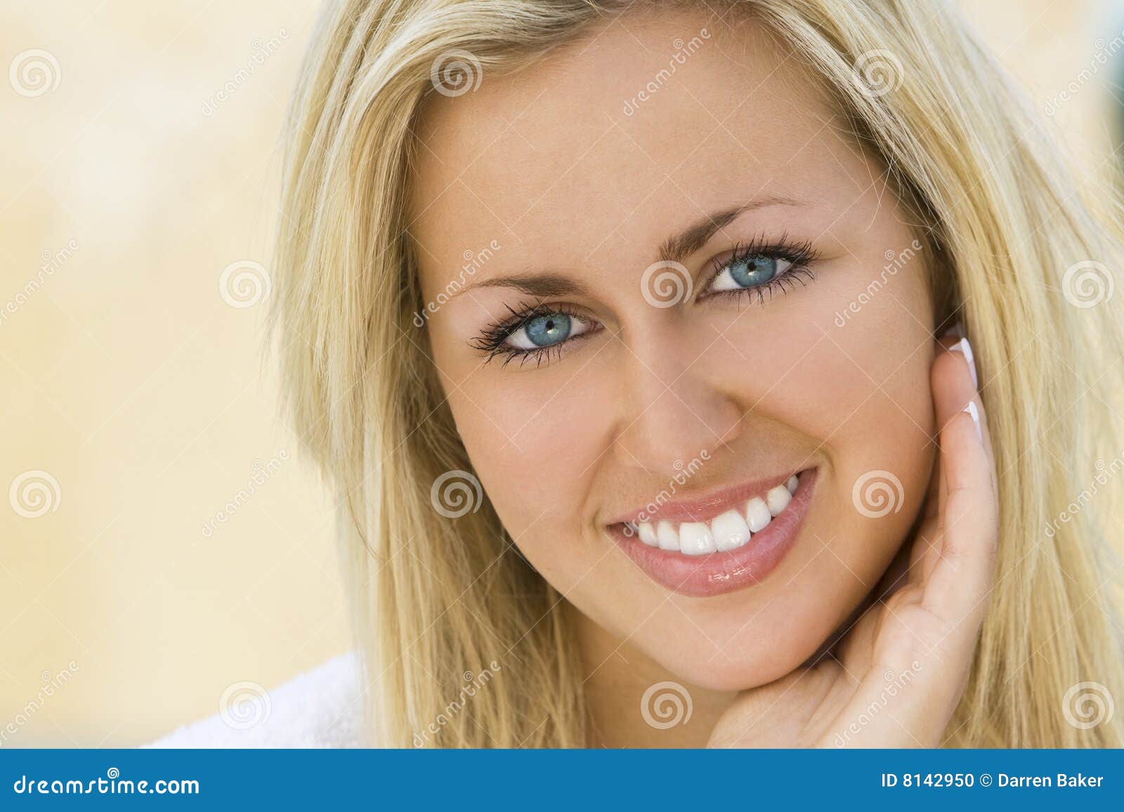 Beautiful Smile stock photo. Image of natural, face, blond - 8142950