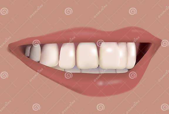 Beautiful smile stock vector. Illustration of clip, shiny - 9182041