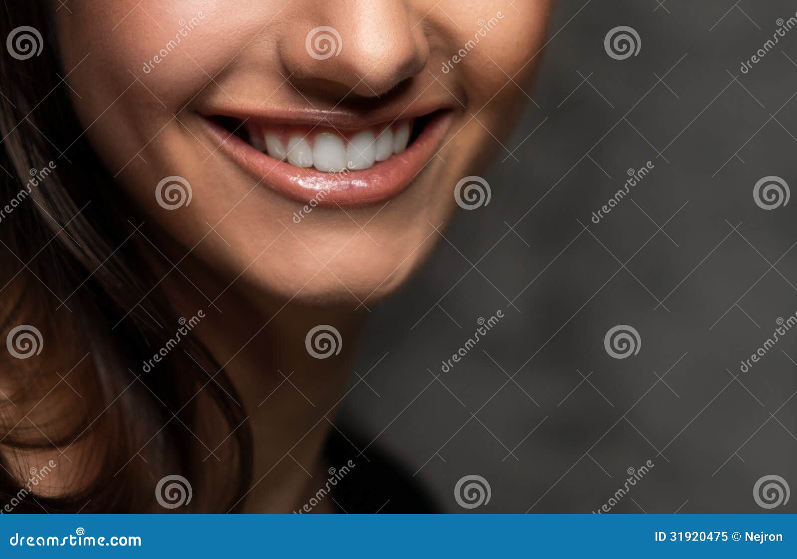 Beautiful smile stock image. Image of dental, hair, face - 31920475