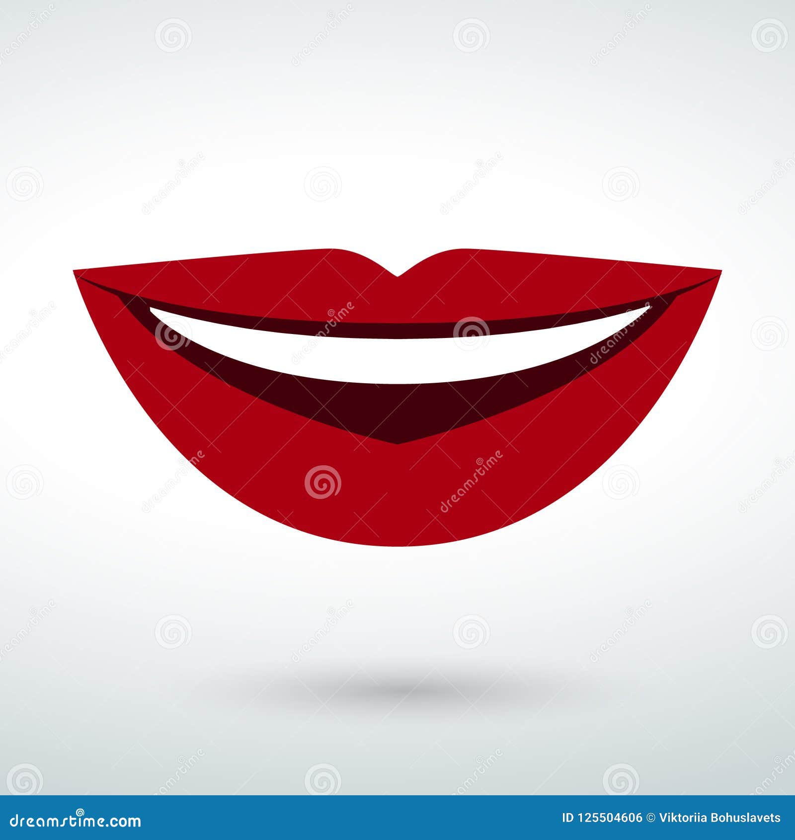 A beautiful smile lip icon stock illustration. Illustration of lipbalm ...