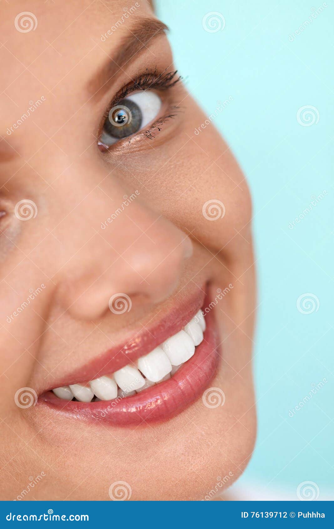 Beautiful Smile. Smiling Woman Face with White Teeth, Full Lips Stock ... Beautiful Smile. Smiling Woman Face with White Teeth, Full Lips Stock ...