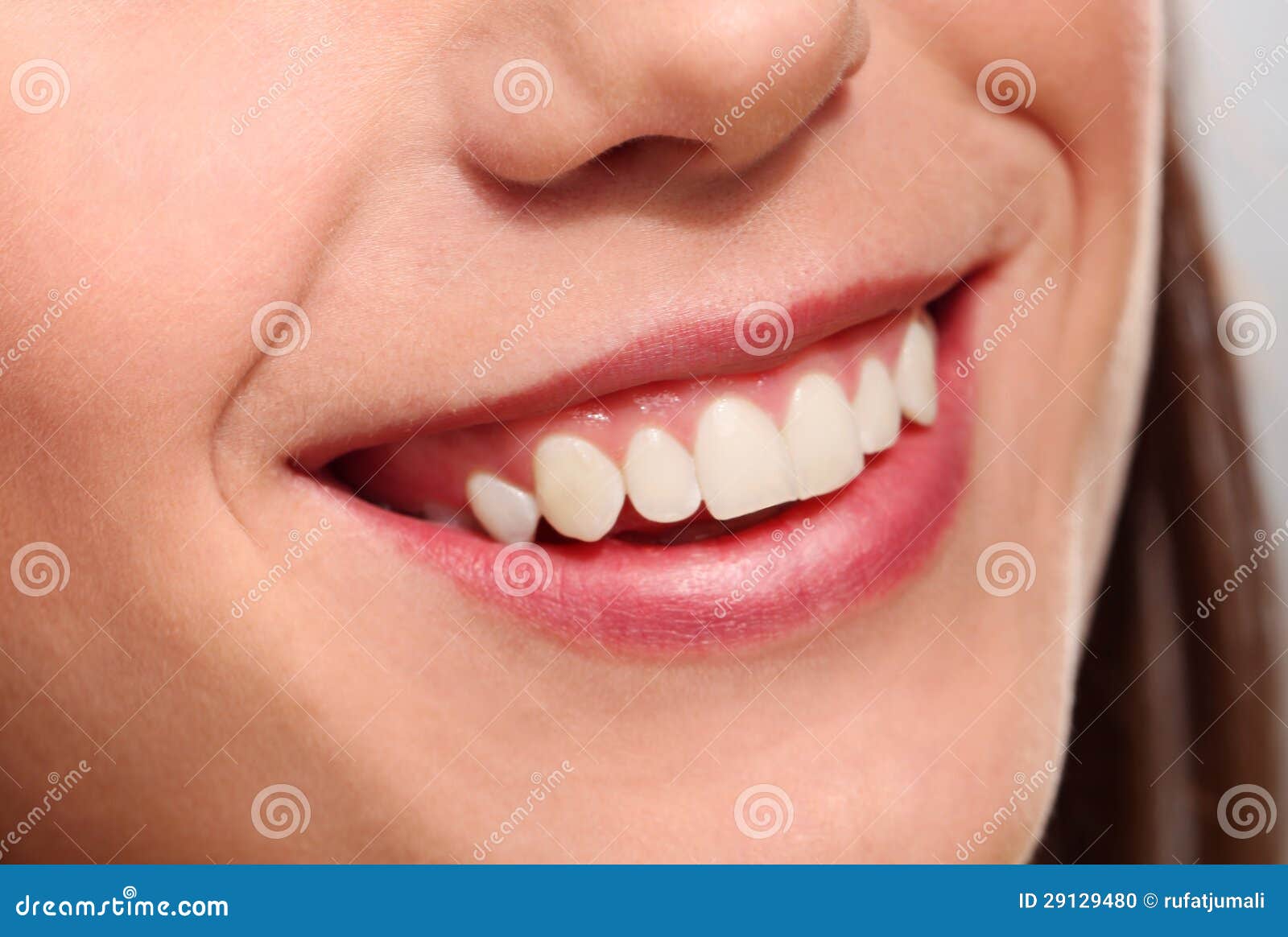 Beautiful smile with teeth stock photo. Image of medical - 29129480
