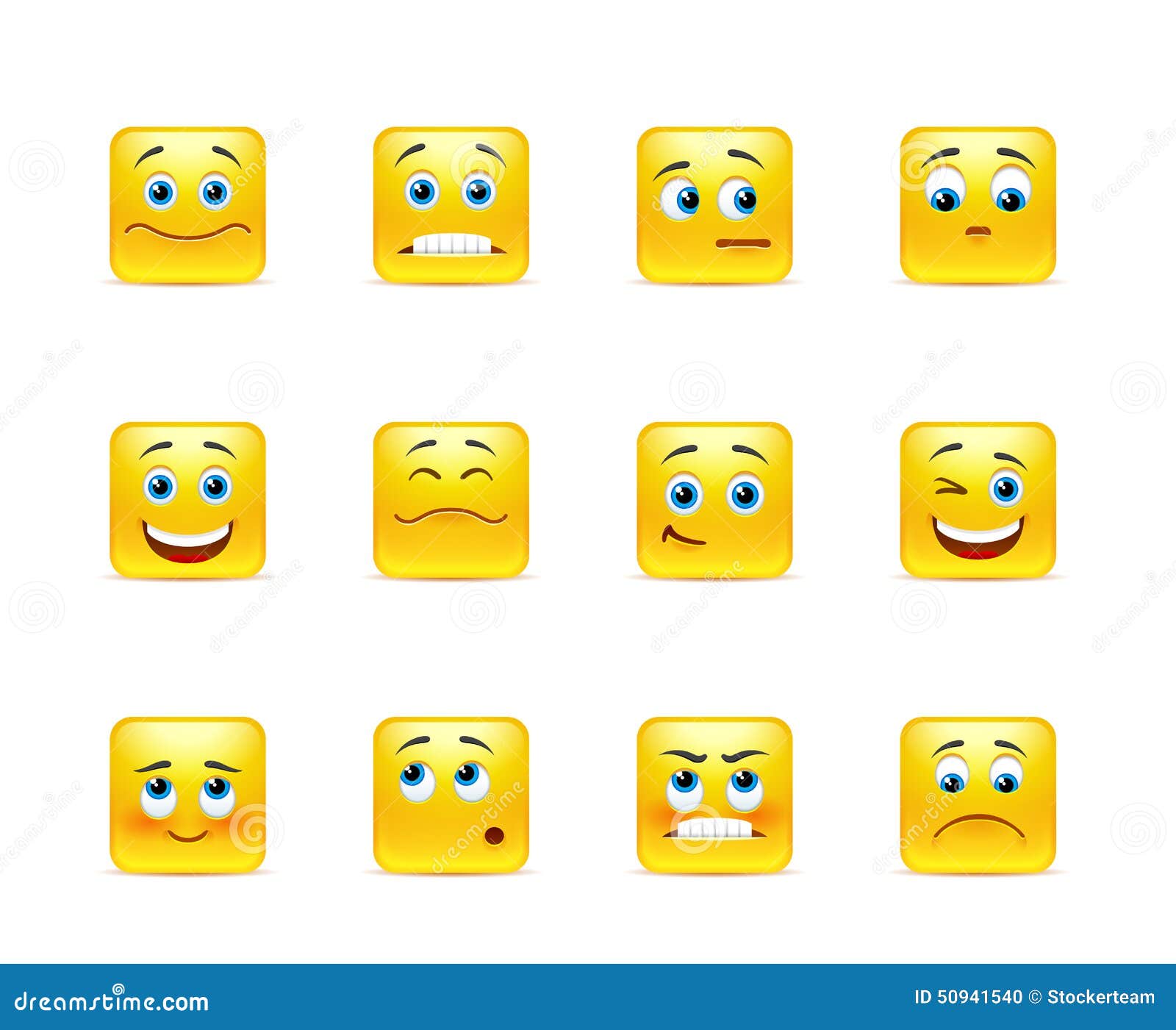 Beautiful smiles stock illustration. Illustration of humour - 50941540