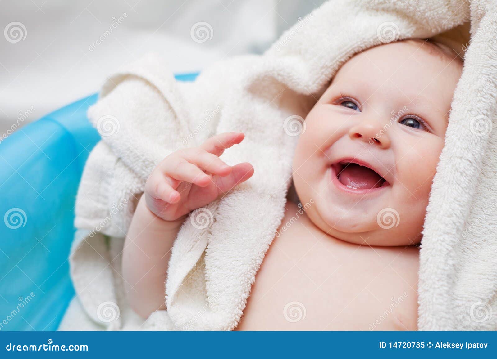 A beautiful smiling baby stock image. Image of cute, emotion - 14720735