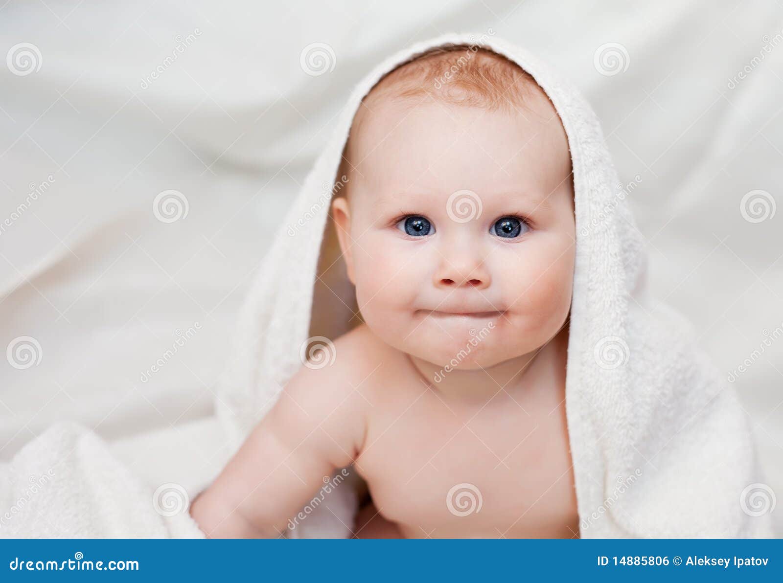 A beautiful smiling baby stock photo. Image of infant - 14885806