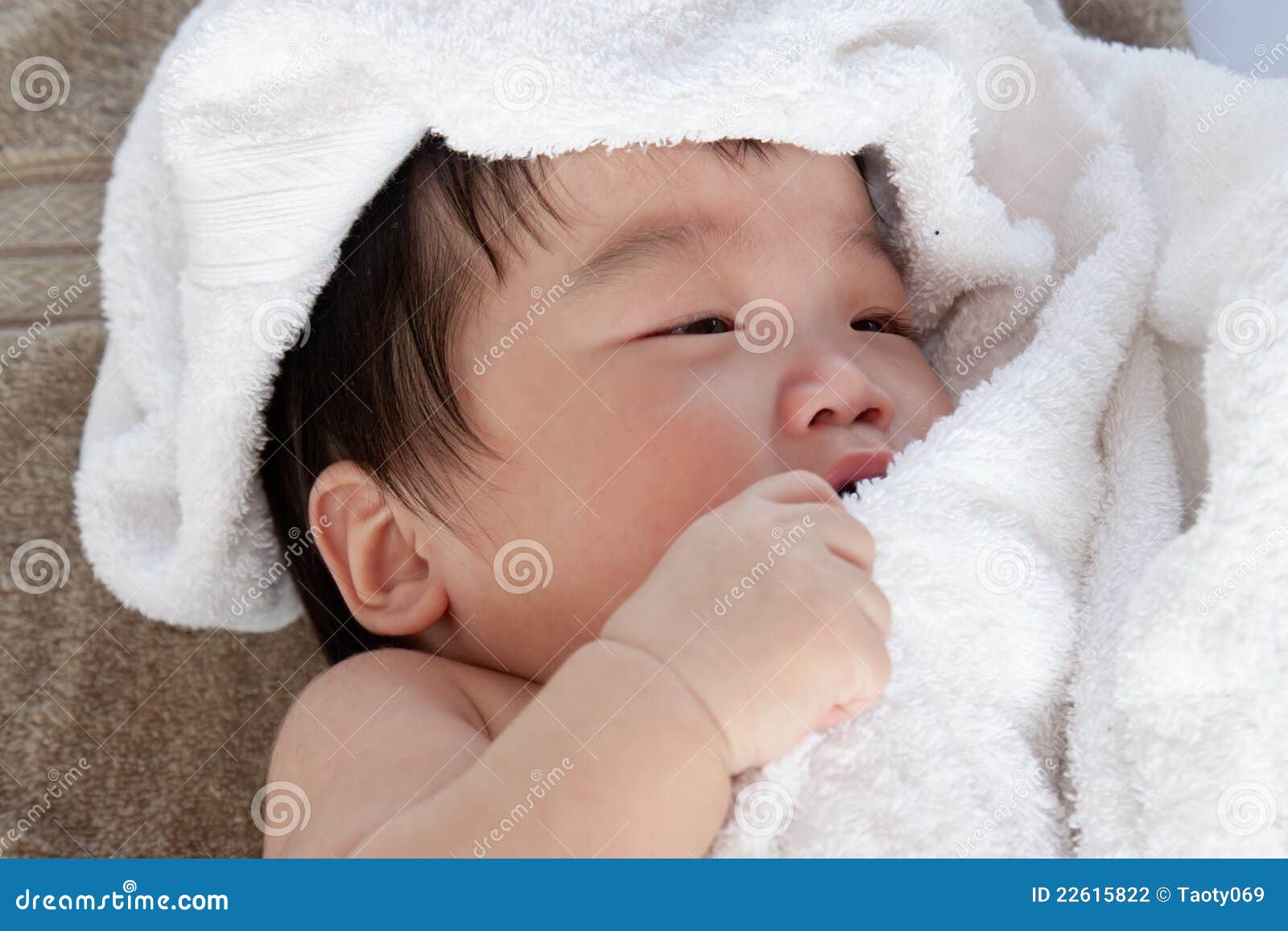A beautiful smiling baby stock photo. Image of newborn - 22615822