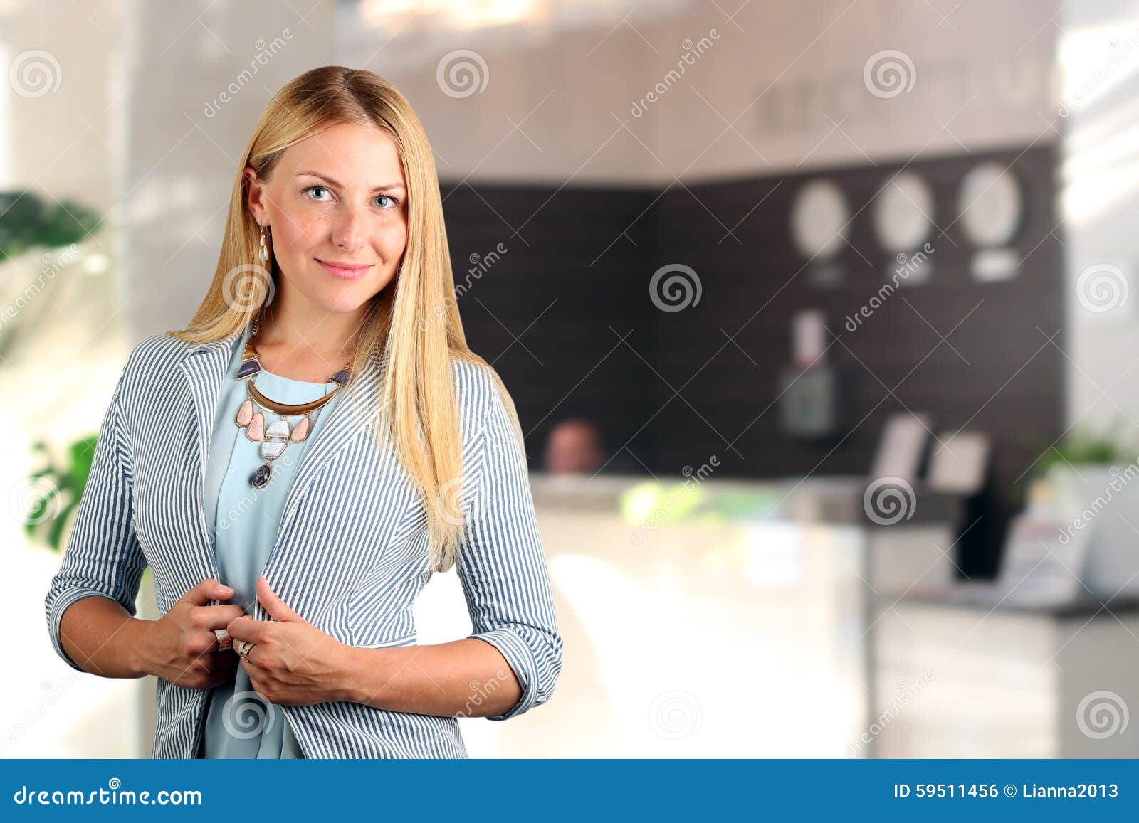 The Beautiful Smiling Business Woman Portrait. Smiling Female ... The Beautiful Smiling Business Woman Portrait. Smiling Female ...