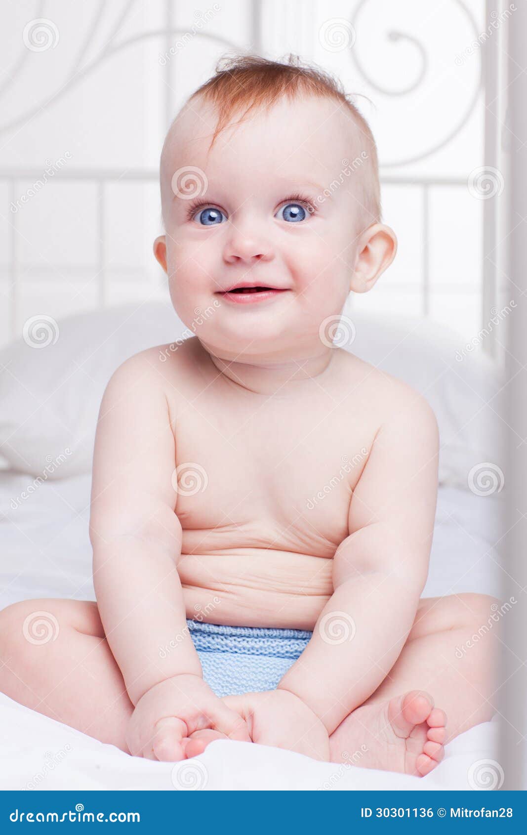 Beautiful Smiling Cute Baby Stock Photo - Image of little, baby: 30301136