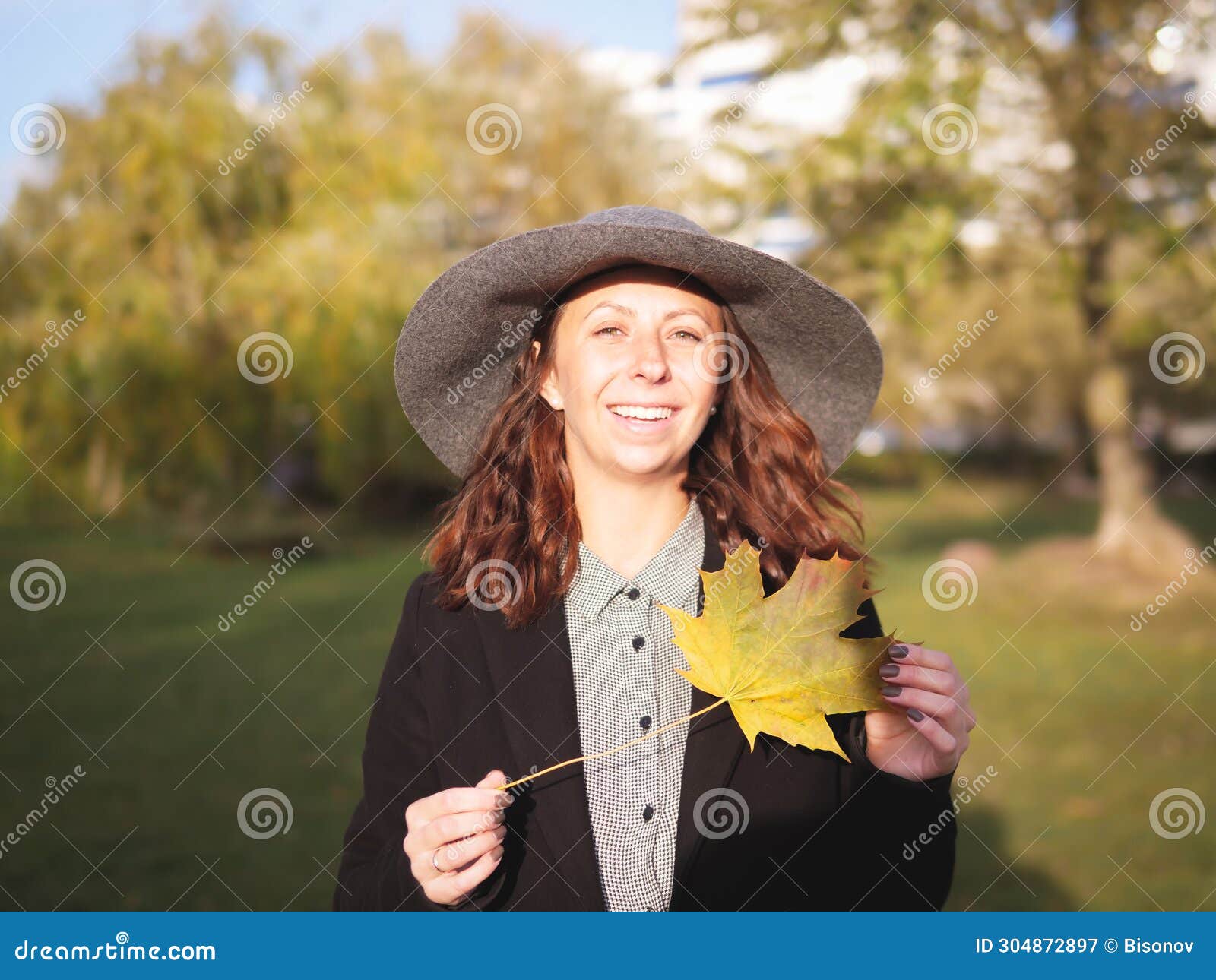 Beautiful Smiling Elegant Woman in Big Hat Smiling Portrait Stock Image ... Beautiful Smiling Elegant Woman in Big Hat Smiling Portrait Stock Image ...