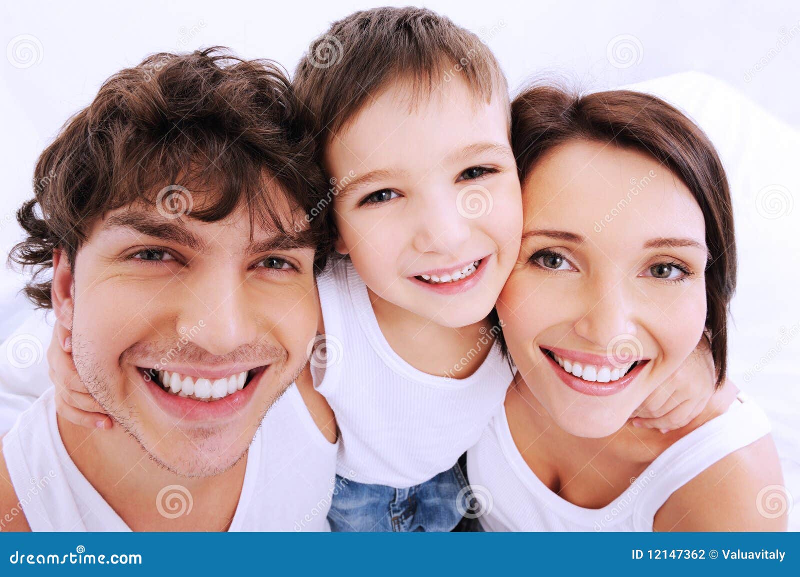Beautiful Smiling Faces of People Stock Photo - Image of male, cuddling ...