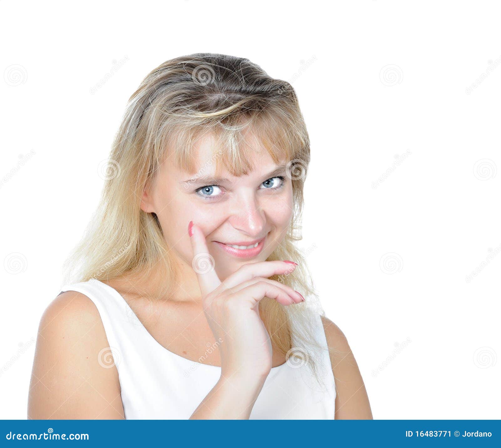 Beautiful Smiling Girl stock image. Image of friendly - 16483771