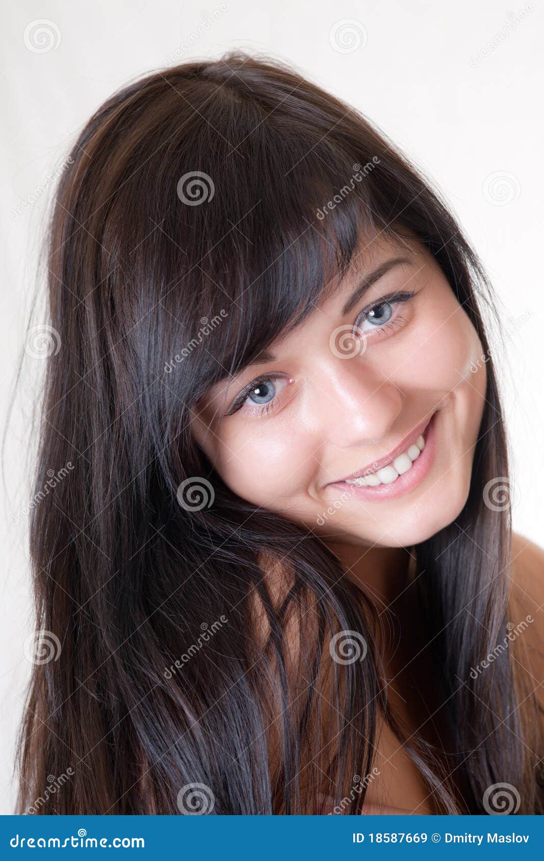 Beautiful smiling girl stock image. Image of beauty, adult - 18587669