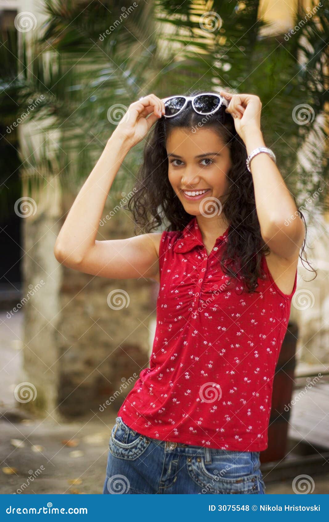 Beautiful smiling girl stock photo. Image of happy, face - 3075548