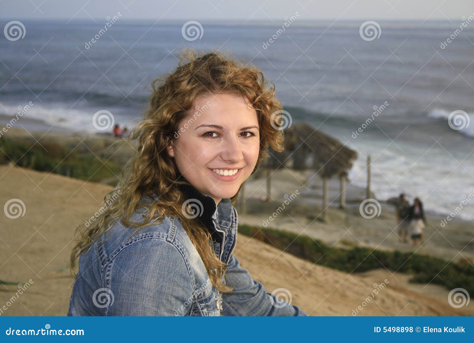 Beautiful smiling girl stock photo. Image of attractive - 5498898